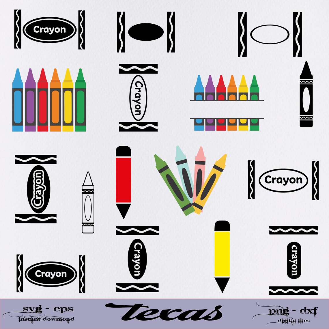 Crayon Svg, Crayon Wrapper Svg, Crayon Costume Svg, Halloween Crayon ...