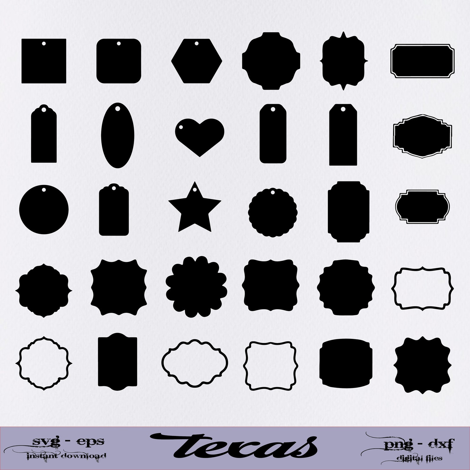 Gift Tag Svg, Gift Tags Svg Bundle, Instant Download, Label Svg, Gift ...