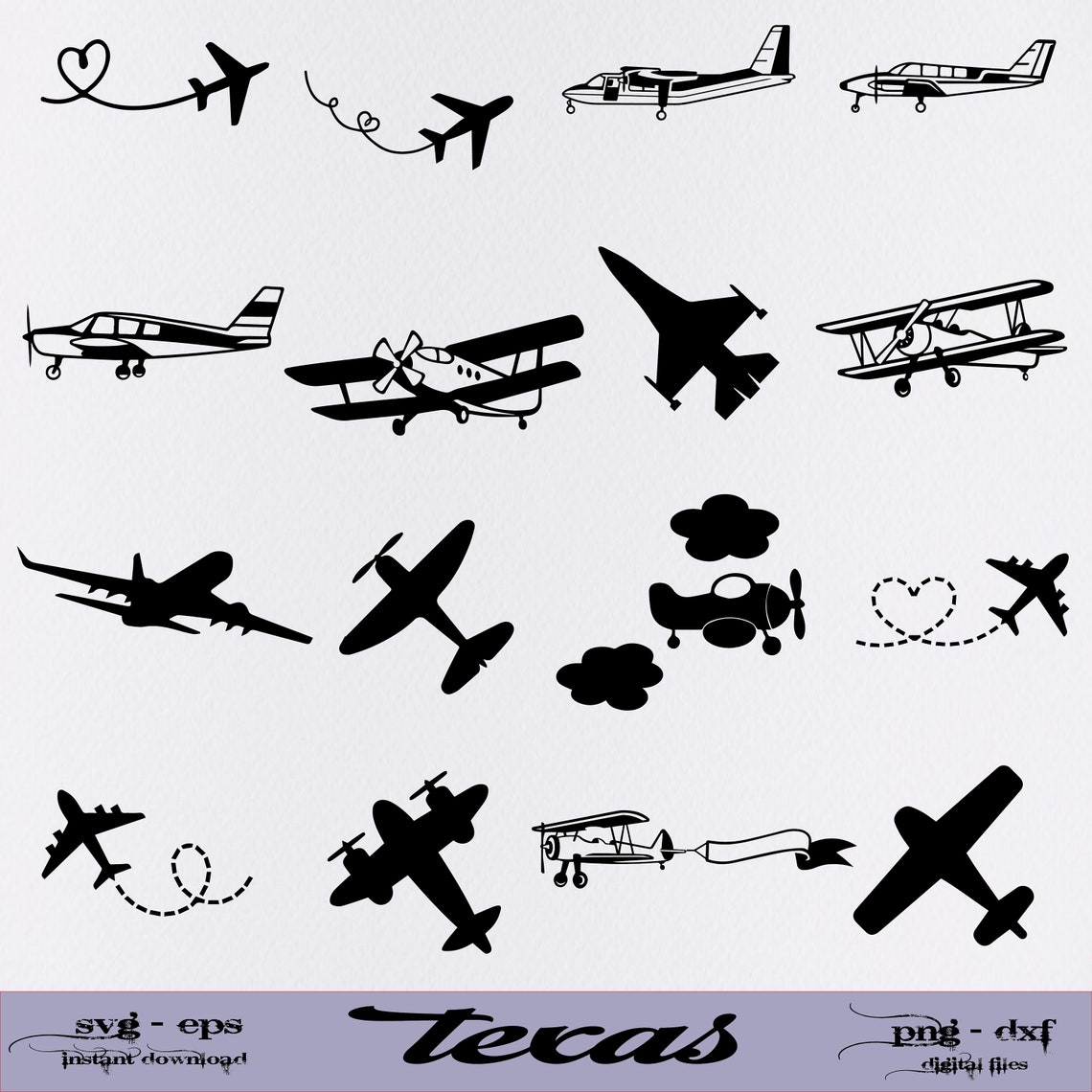 AIRPLANE SVG Bundle, AIRPLANE Svg Cut Files for Cricut, Military Plane ...