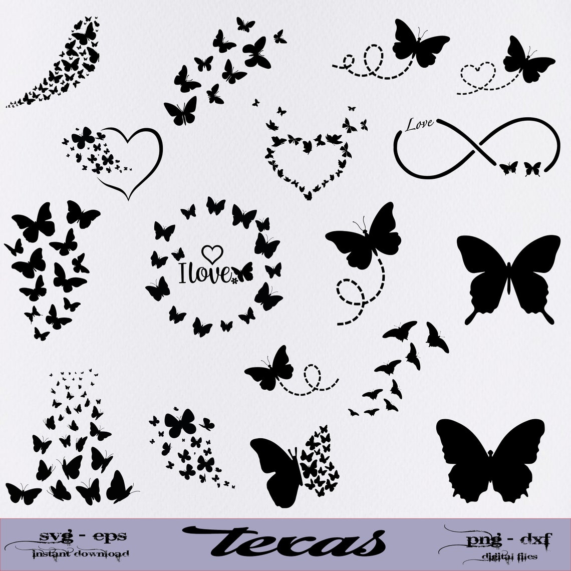 Flying Butterflies Svg Bundle, Butterfly Svg, Butterfly Design Layout ...