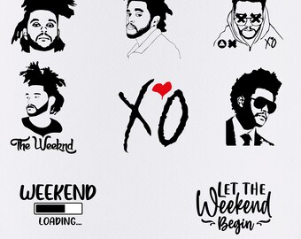 The Weekend Svg, Xoxo Svg, the Weekend Top Artists Svg, Hip Hop Svg ...