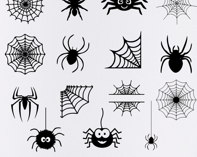 Spider Web Svg - Etsy UK