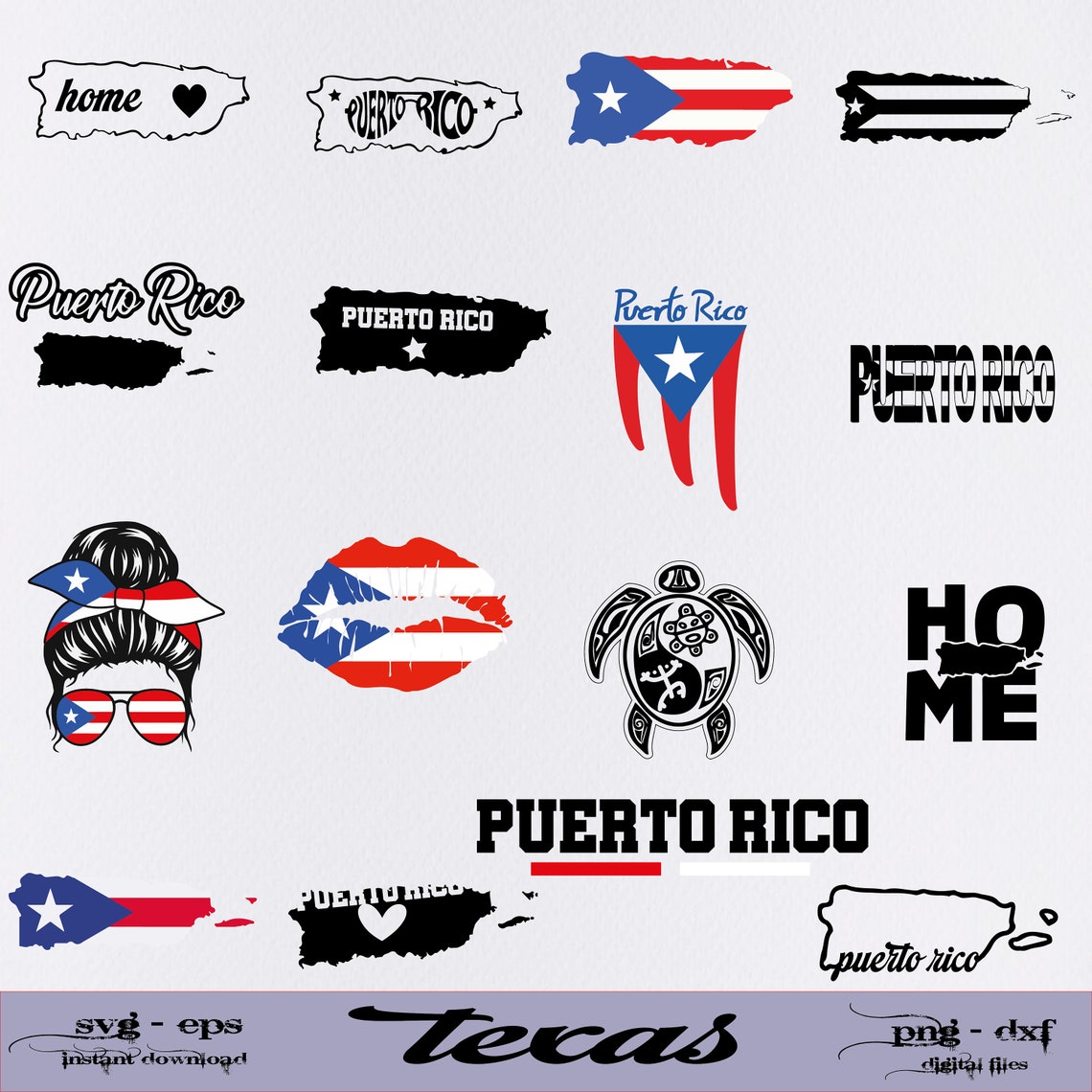 Puerto Rico Svg, Latina Svg, Cricut Svg, Puerto Rico Png, Puerto Rico ...