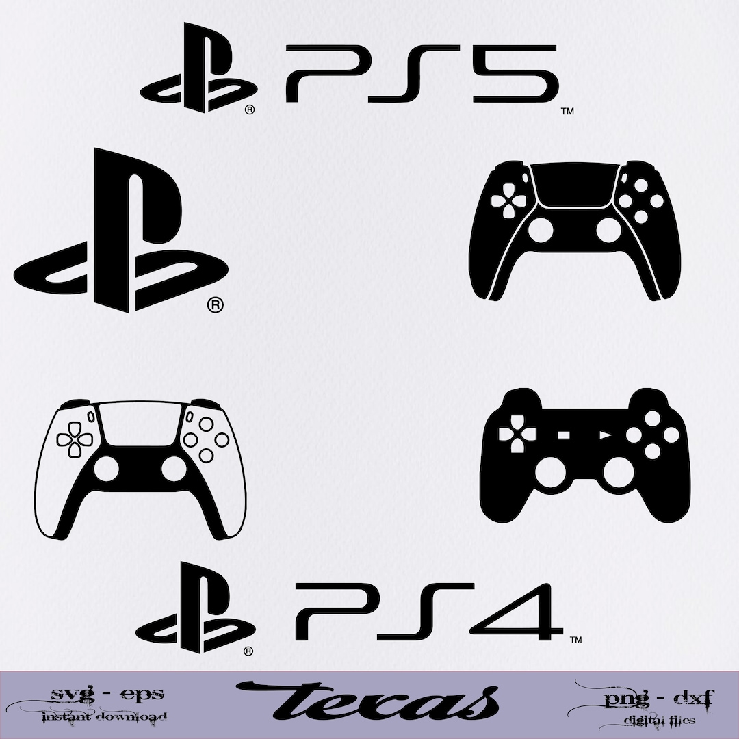 Playstation Svg, Gaming Svg, PS5 Svg, PS4 Stickers, Playstation ...