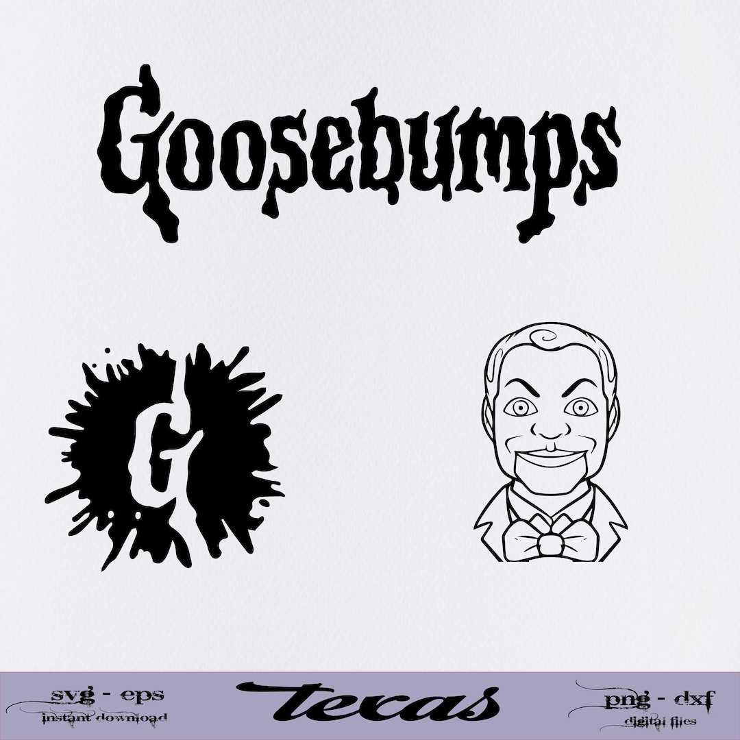 Goosebumps Bundle Svg, Goosebumps Svg, Halloween Svg, Printing ...