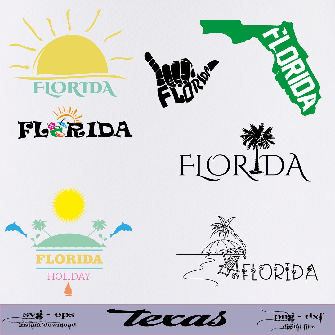 Florida State SVG Bundle, Florida SVG, Florida Home SVG, Florida ...