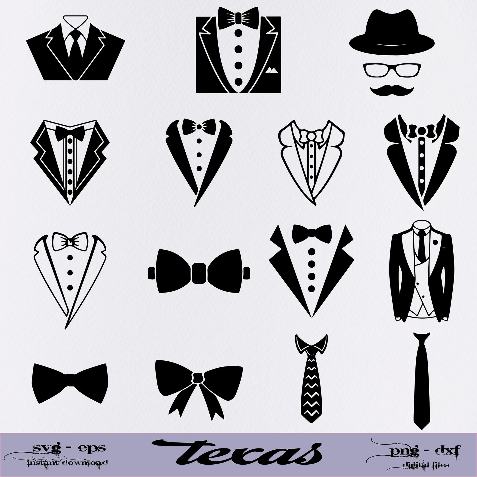 Tuxedo SVG Bundle, Suit Svg, Tuxedo Svg, Tuxedo Dxf, Tuxedo Png, Tuxedo ...