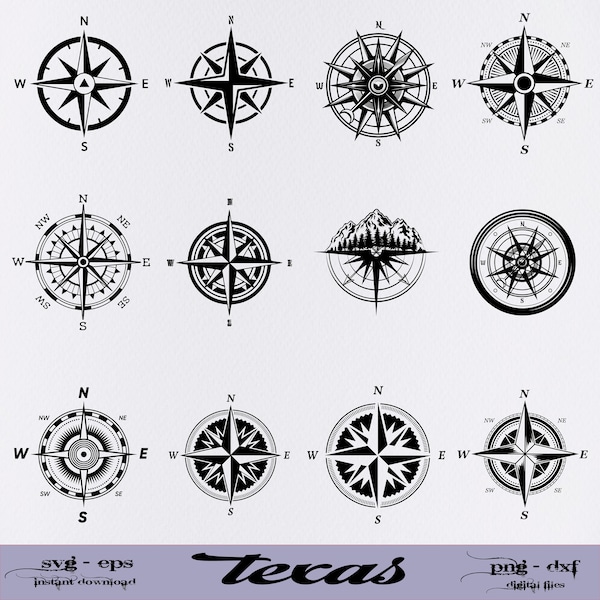 Personalized Compass - Etsy