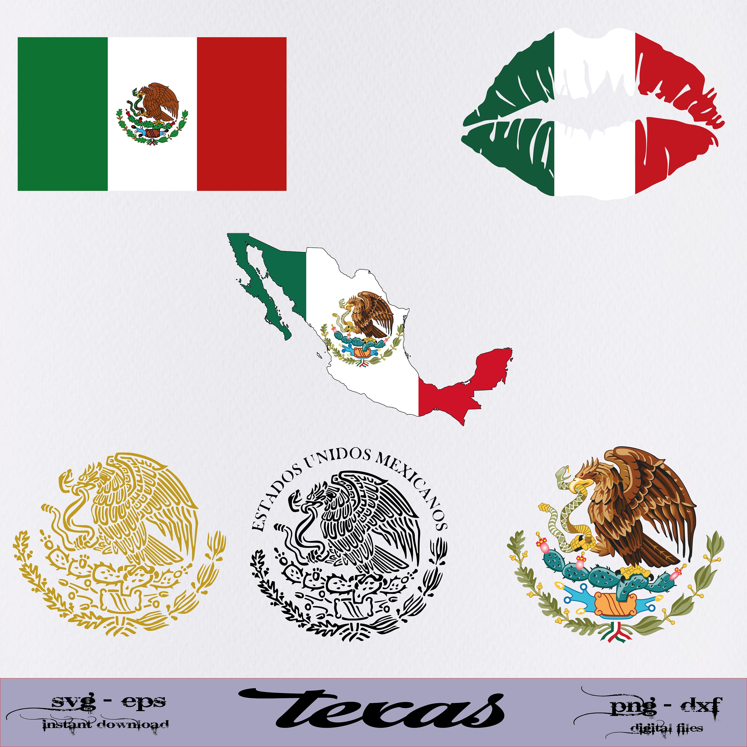 Mexico SVG, Mexico Coat of Arms SVG, Eagle Svg, Mexico Flag Svg, Mexican Seal, Mexico Flag ...