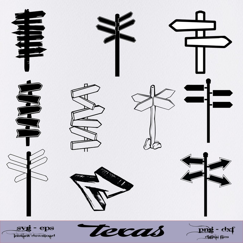 Direction Sign Svg, Destination Sign, Destination Arrow, Street Sign ...