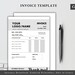 VIRTUAL ASSISTANT Invoice Template, Small Business Templates, Editable ...