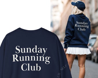 Sunday Running Club Hoodies Wellness Running Club Runner Joggers ...