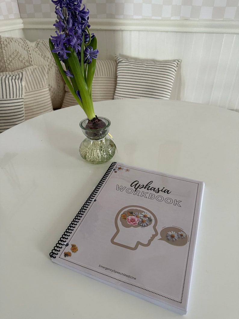 Aphasia Workbook *digital* - Etsy