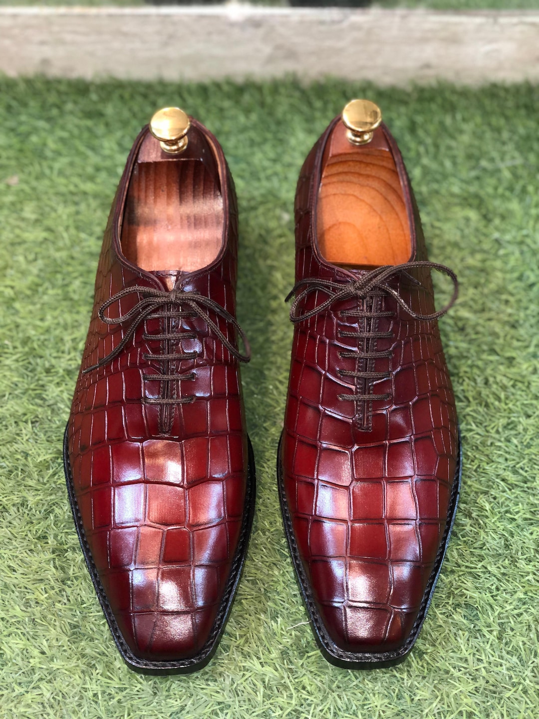 Handmade Leather Loafers, Men's Loafers, Alligator Loaf, Casual Dress ...