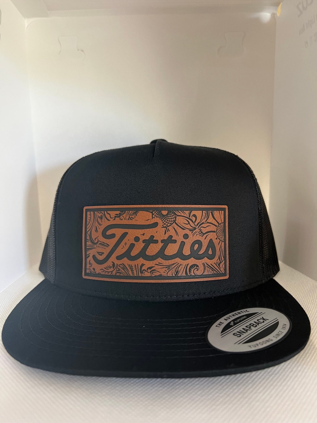 Ti***es Tooled Look Hat - Etsy