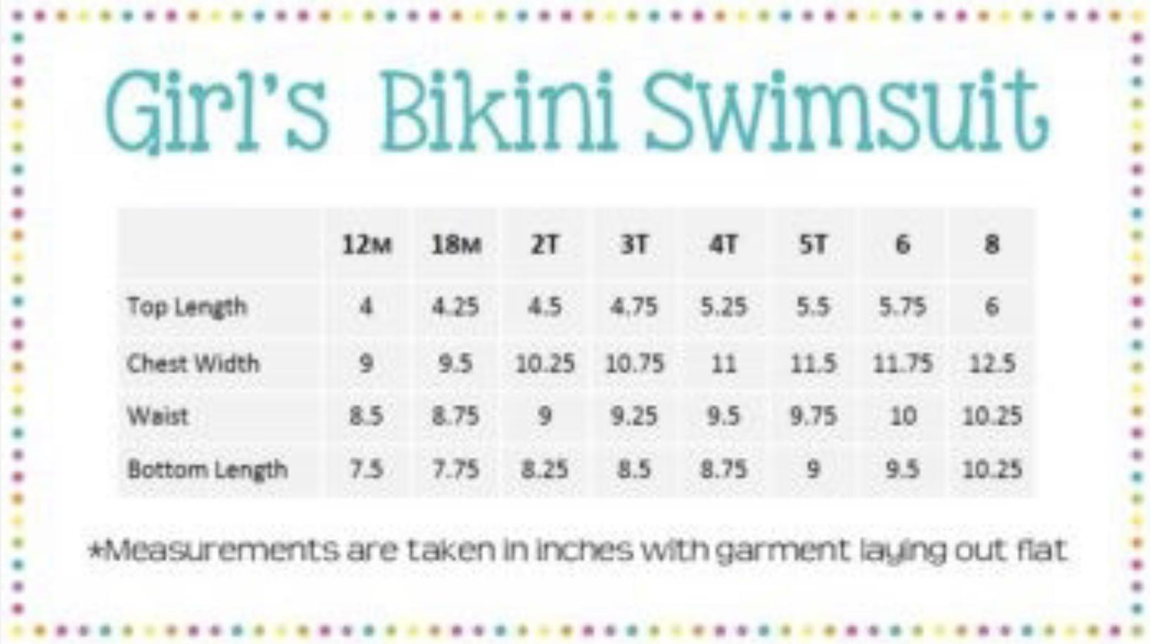 Personalized Girls Bikini Swimsuit, Personalized Swim Suit ...