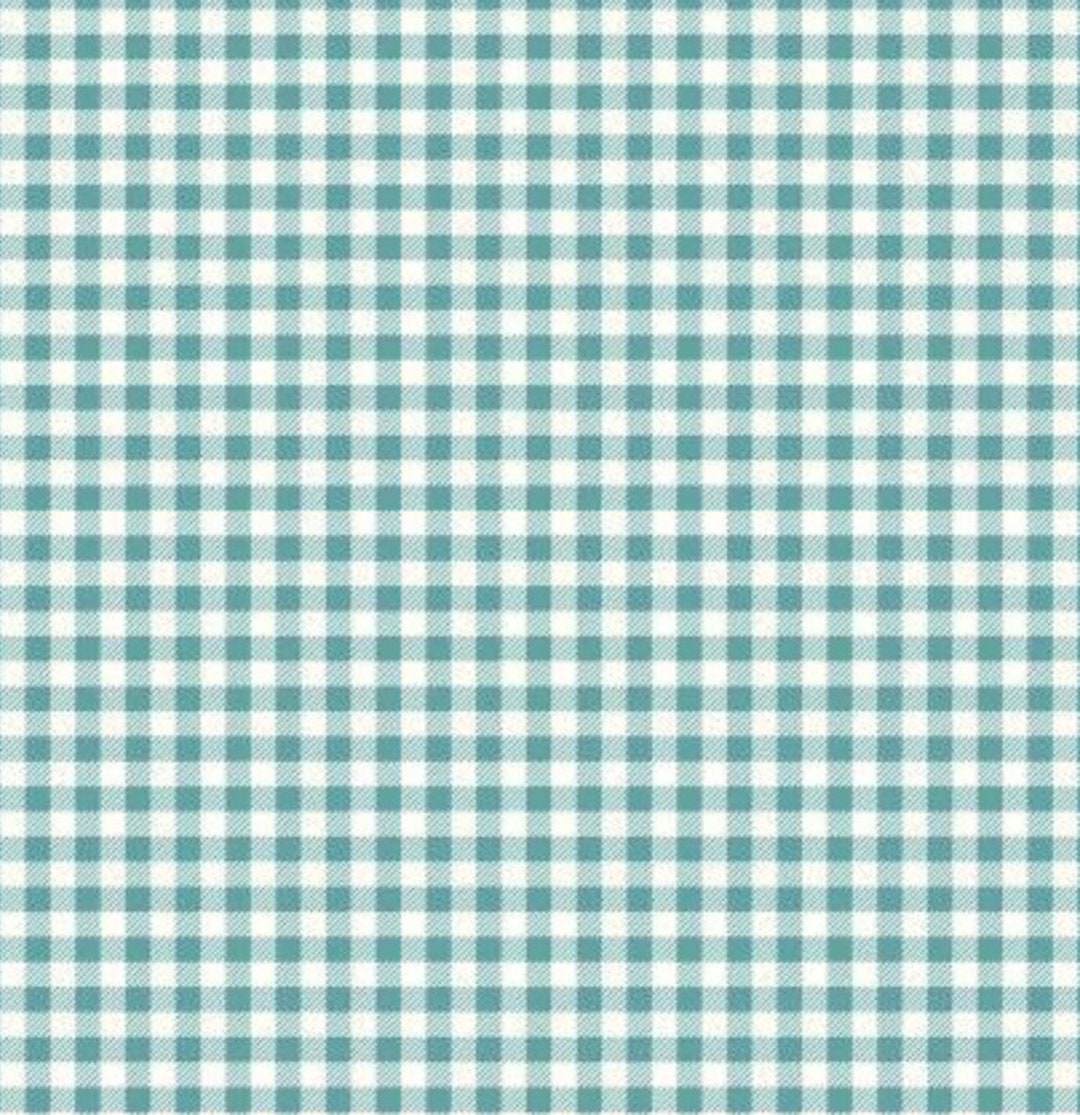 Bee Ginghams Renae Teal, Lori Holt for Riley Blake Fabrics, Quilters ...
