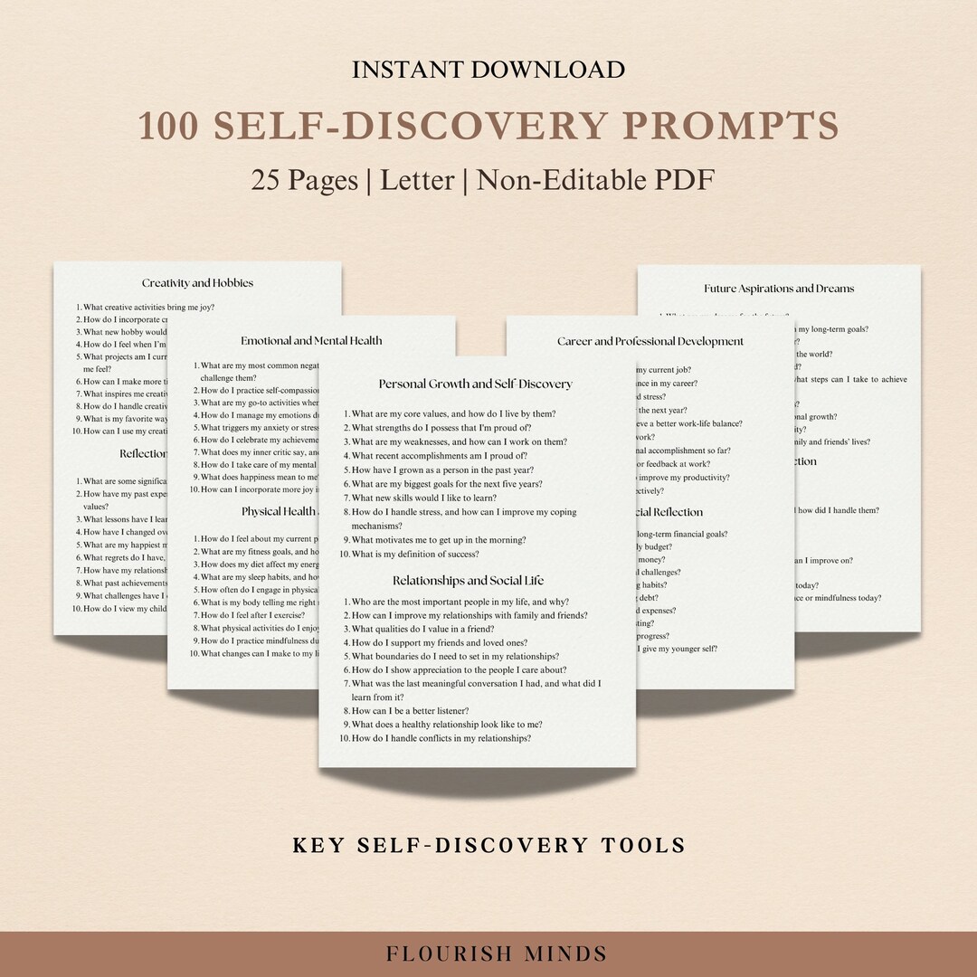 Self-discovery Journalling Prompts, Shadow Work, List of Journal ...