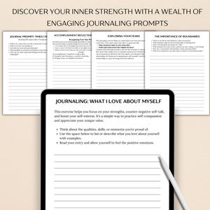 Printable Mental Health Self-esteem Workbook, Confidence Building ...