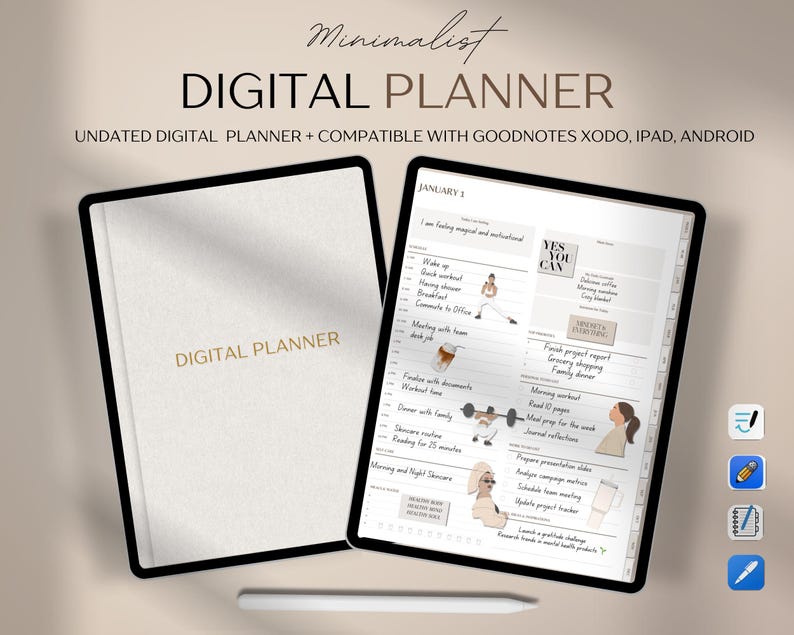 2026 Digital Planner, Goodnotes Planner, Life Binder, Notability ...