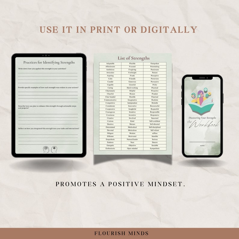 Identifying Personal Strengths Workbook Strengths Assessment Work Page ...