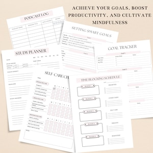 Brain Dump Workbook,bundle, ADHD Daily Planner, Mental Clarity ...