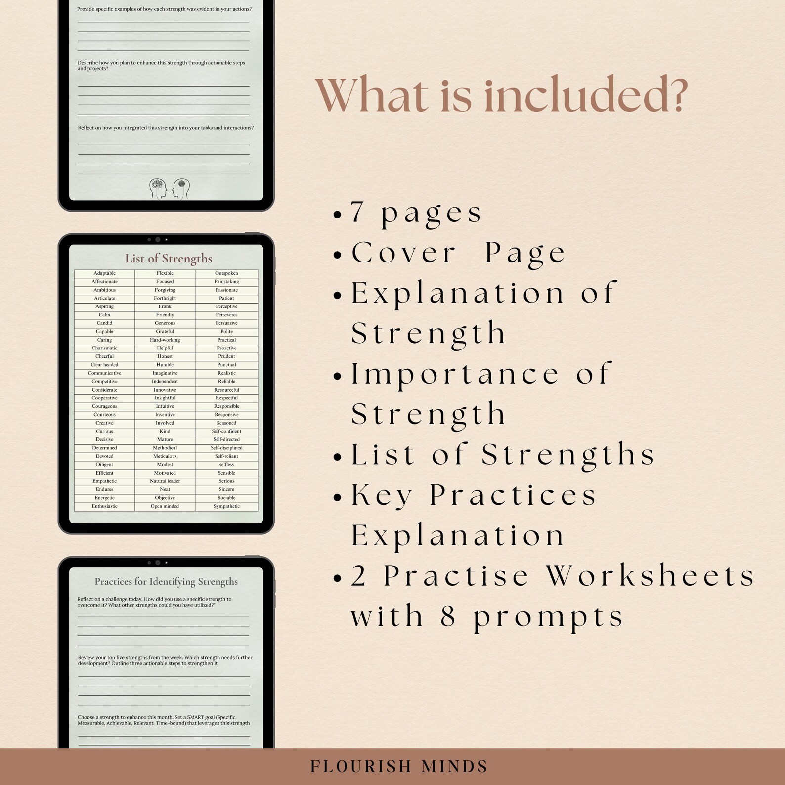 Identifying Personal Strengths Workbook Strengths Assessment Work Page ...