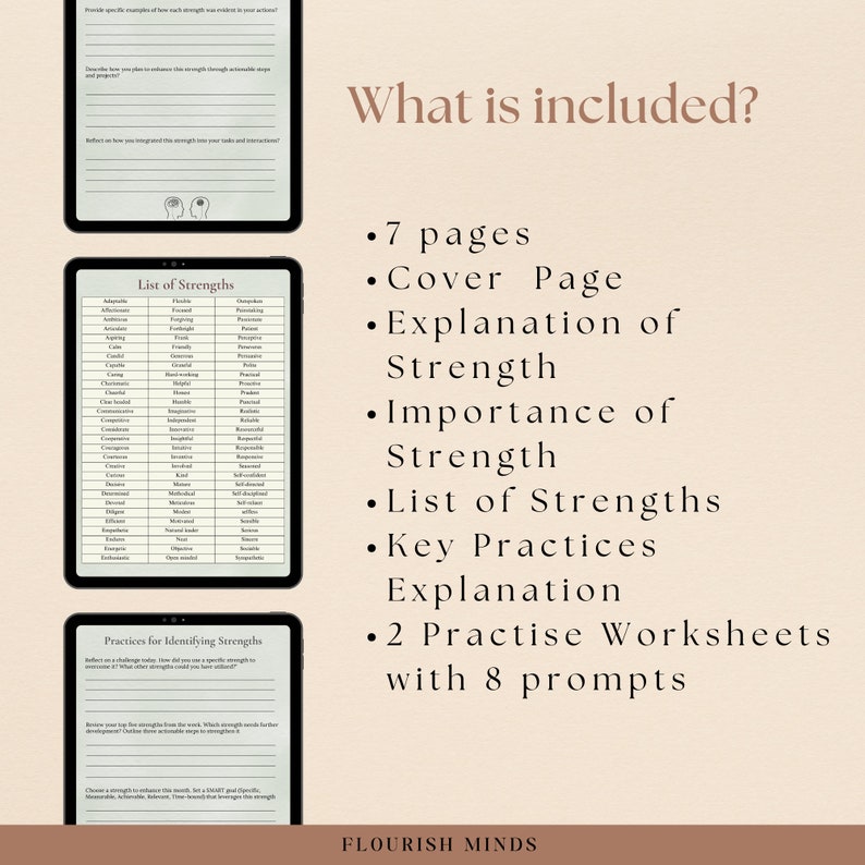 Identifying Personal Strengths Workbook Strengths Assessment Work Page ...