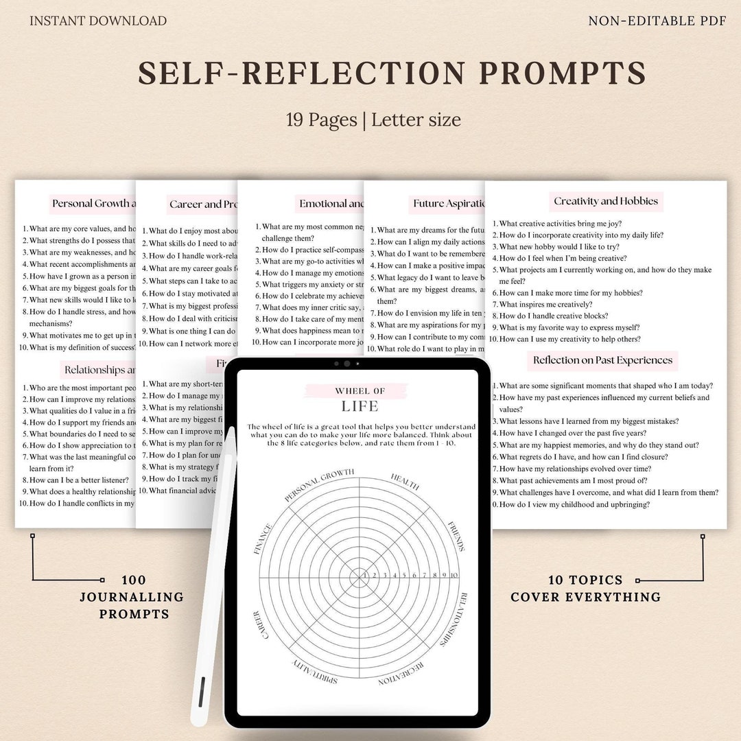 Journal Prompts for Self Discovery, CBT Journal Prompts,daily Journal ...