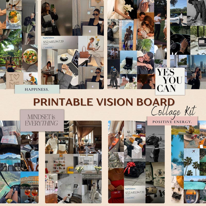 2026 Vision Board Clipart - Etsy