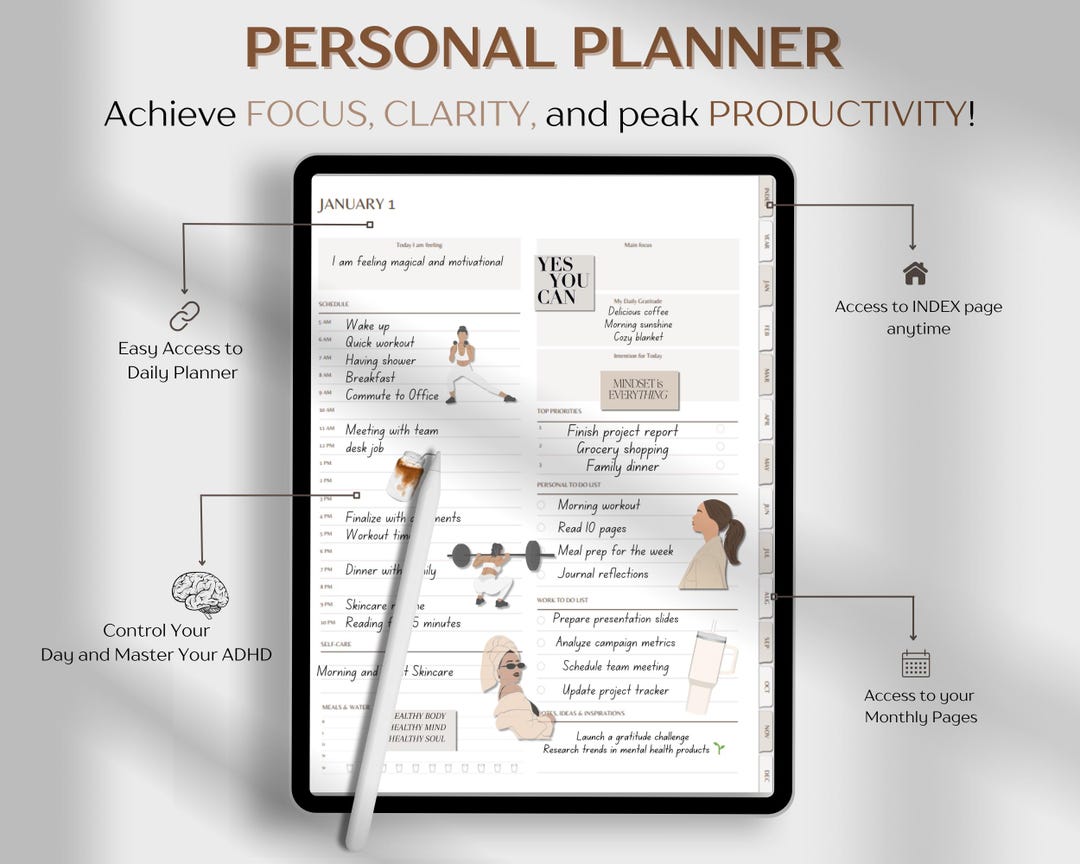 2026 Digital Planner, Goodnotes Planner, Life Binder, Notability ...