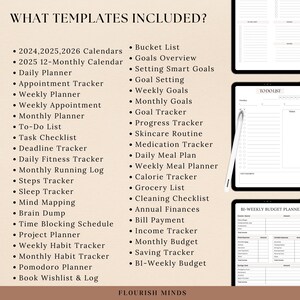 Productivity Planner Template Bundle, Productivity Planner, Household ...