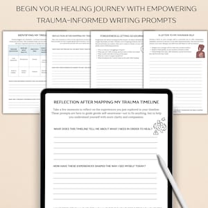 Trauma Workbook for Teens and Adults, Healing From Trauma, Childhood ...