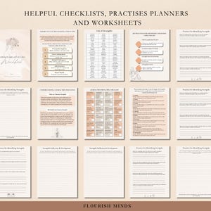 Inner Strength Workbook, Identifying My Strengths Worksheets, Strength ...