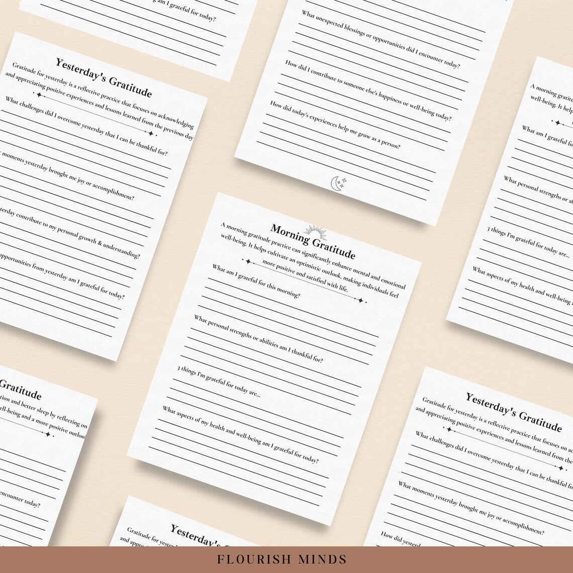 Gratitude Journal Prompts Toolkit Positive Journaling Gratitude ...