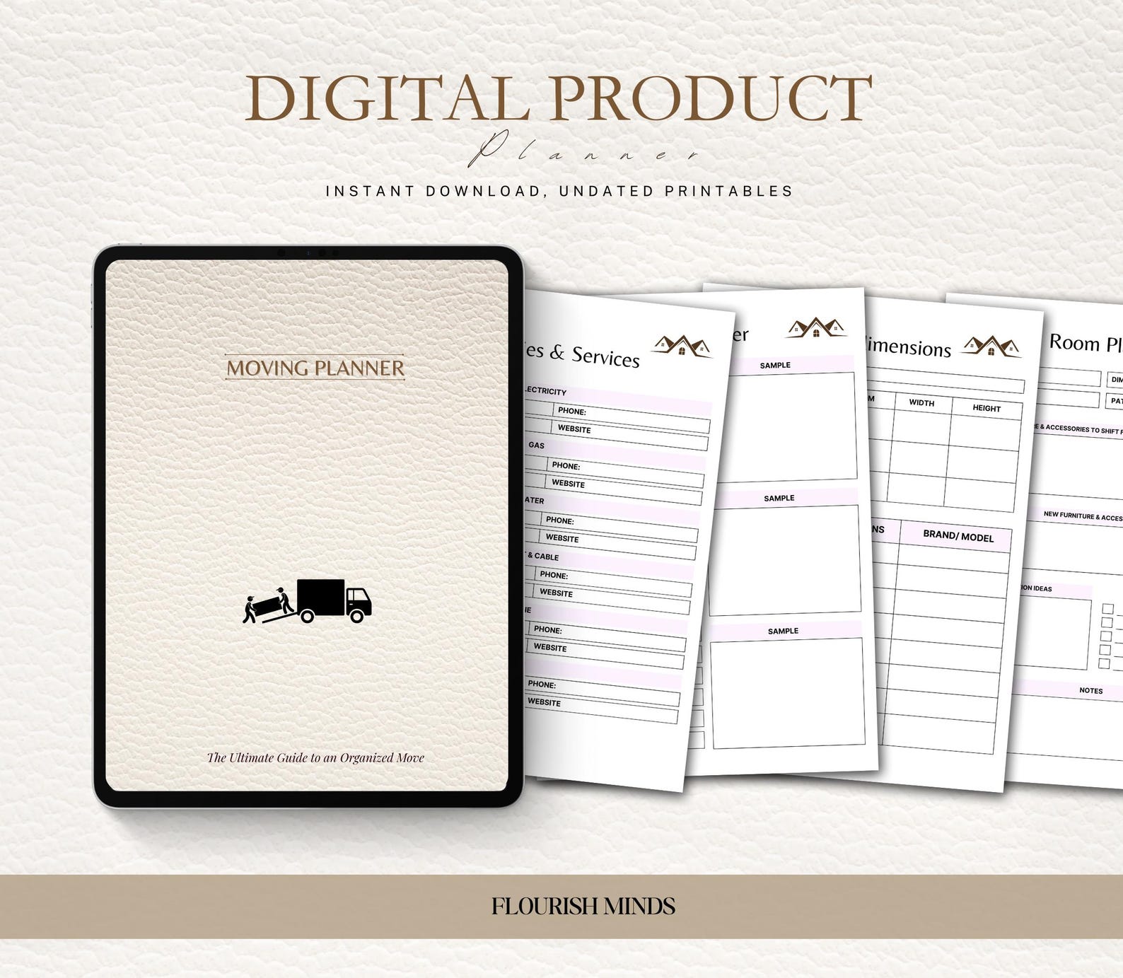 Printable Moving Planner, Moving Checklist, Moving Planning, Moving ...