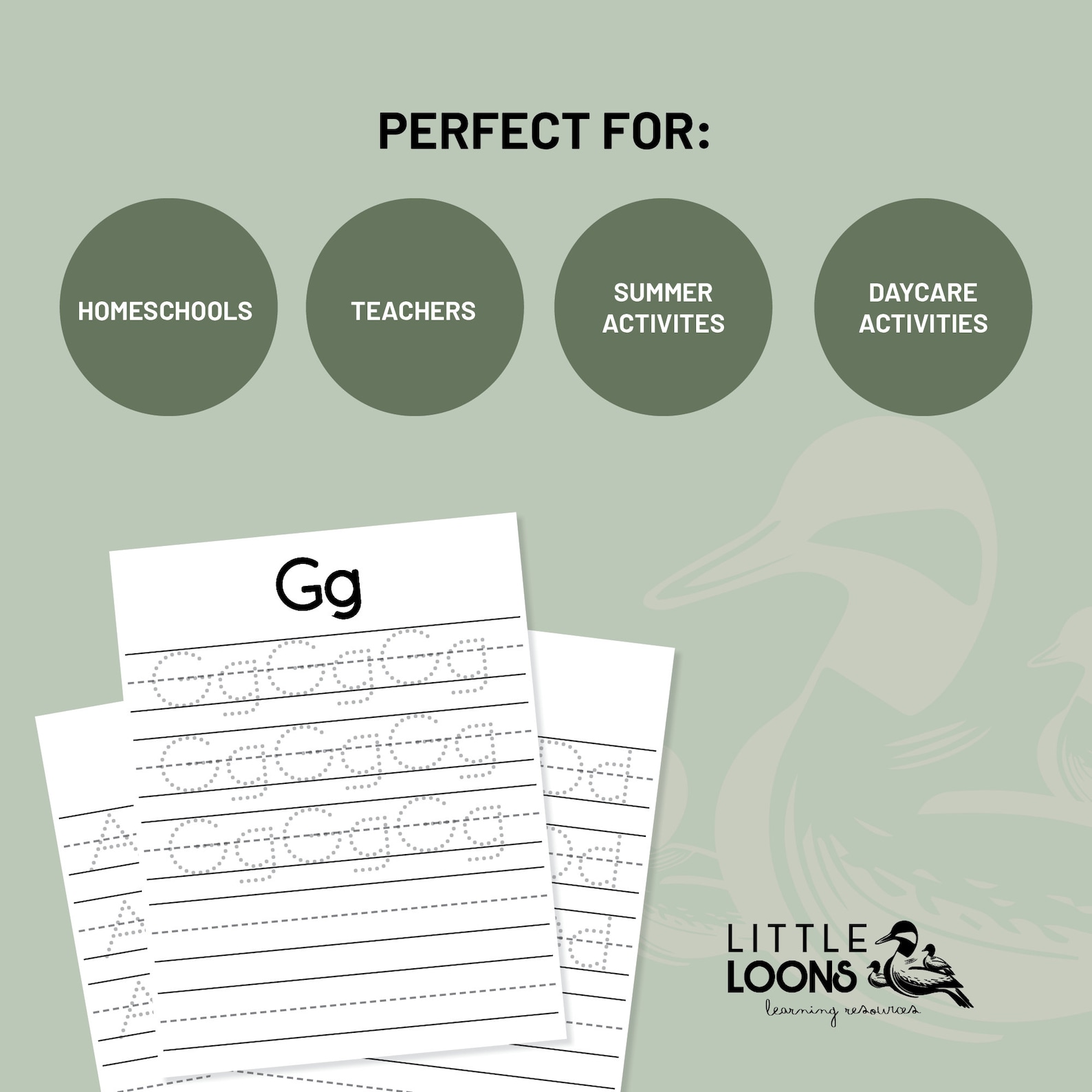 26 Alphabet Tracing PDF Printables Upper and Lowercase Letters Instant ...