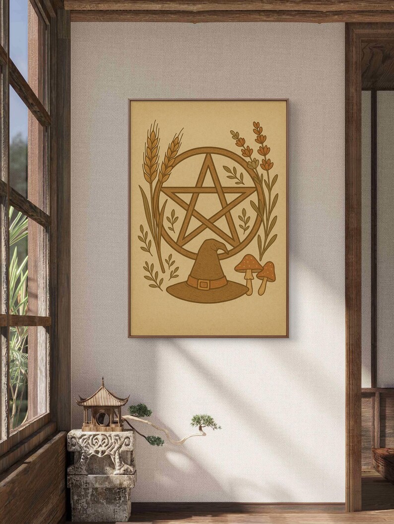 Witchy Aesthetic Rolled Posters, Magical Wall Art, Witch Decor, Boho ...
