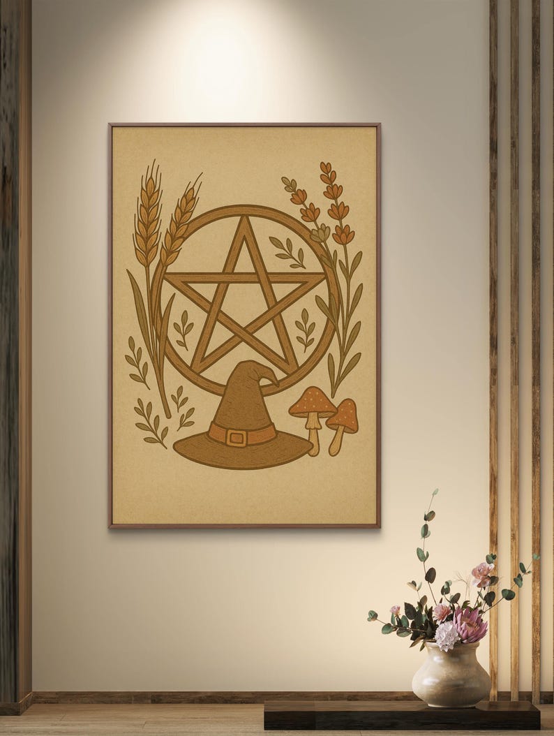 Witchy Aesthetic Rolled Posters, Magical Wall Art, Witch Decor, Boho ...