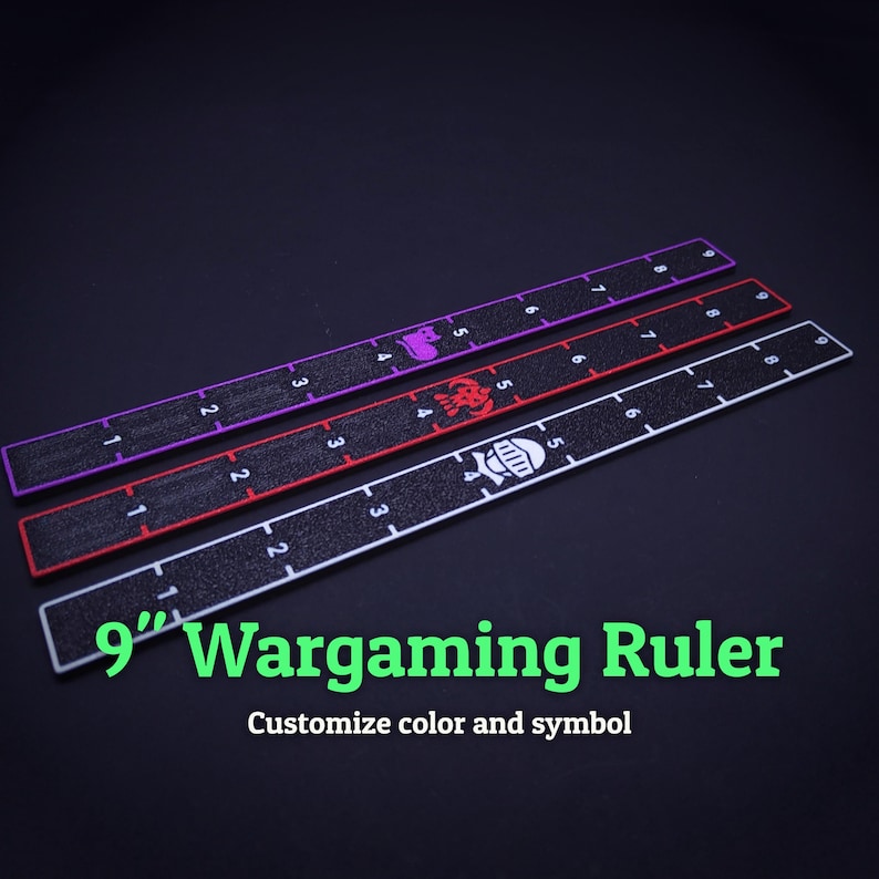 9" Wargaming Ruler - Etsy