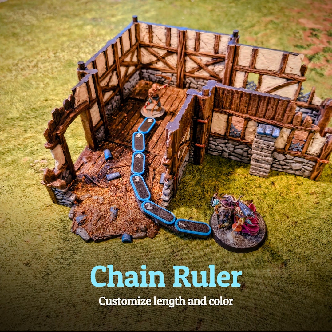Chain Ruler for Wargaming, Tabletop Games, Rpgs and More With Custom ...