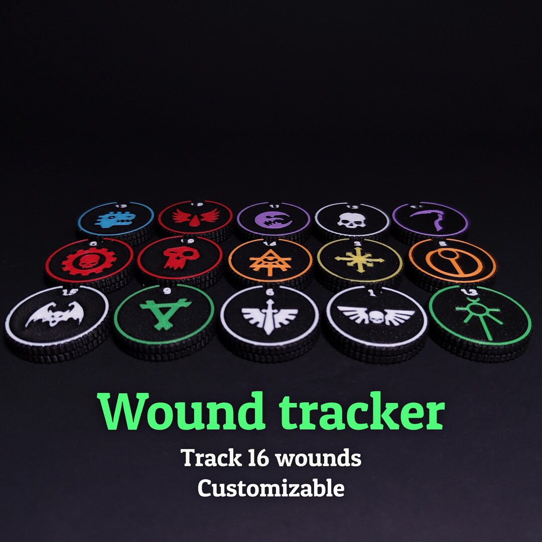 Wound Tracker 16 Wounds - Etsy UK