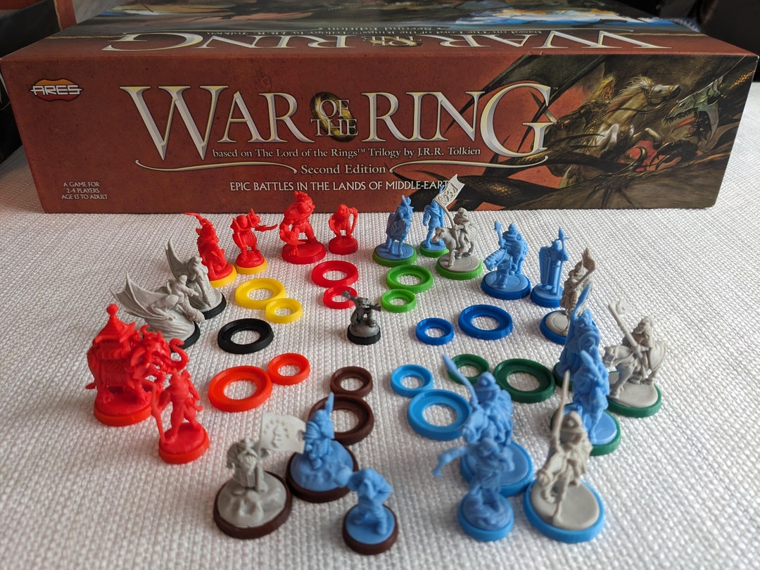 War of the Ring Color-coded Bases for Miniatures - Etsy