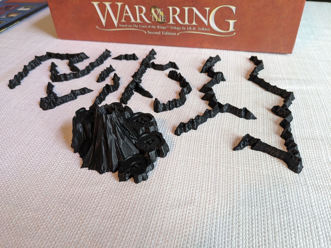 War of the Ring 3D Terrain Upgrade Kit - Mount Doom, Mountain Borders ...