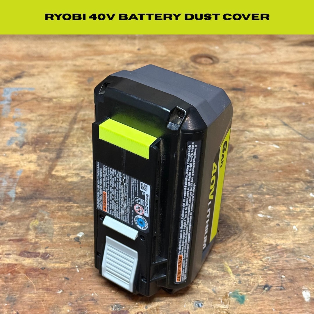 Dust Cover for Ryobi 40V Batteries - Protect Your Battery Connectors - Etsy