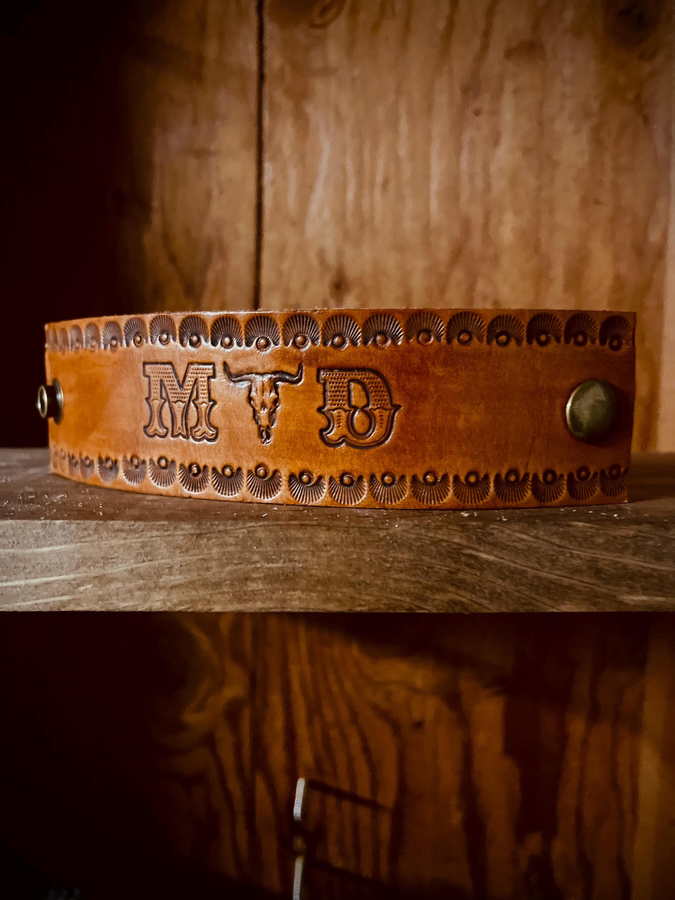 Hand Tooled Leather Rope Keeper: Western Cowboy Lasso Holder - Etsy
