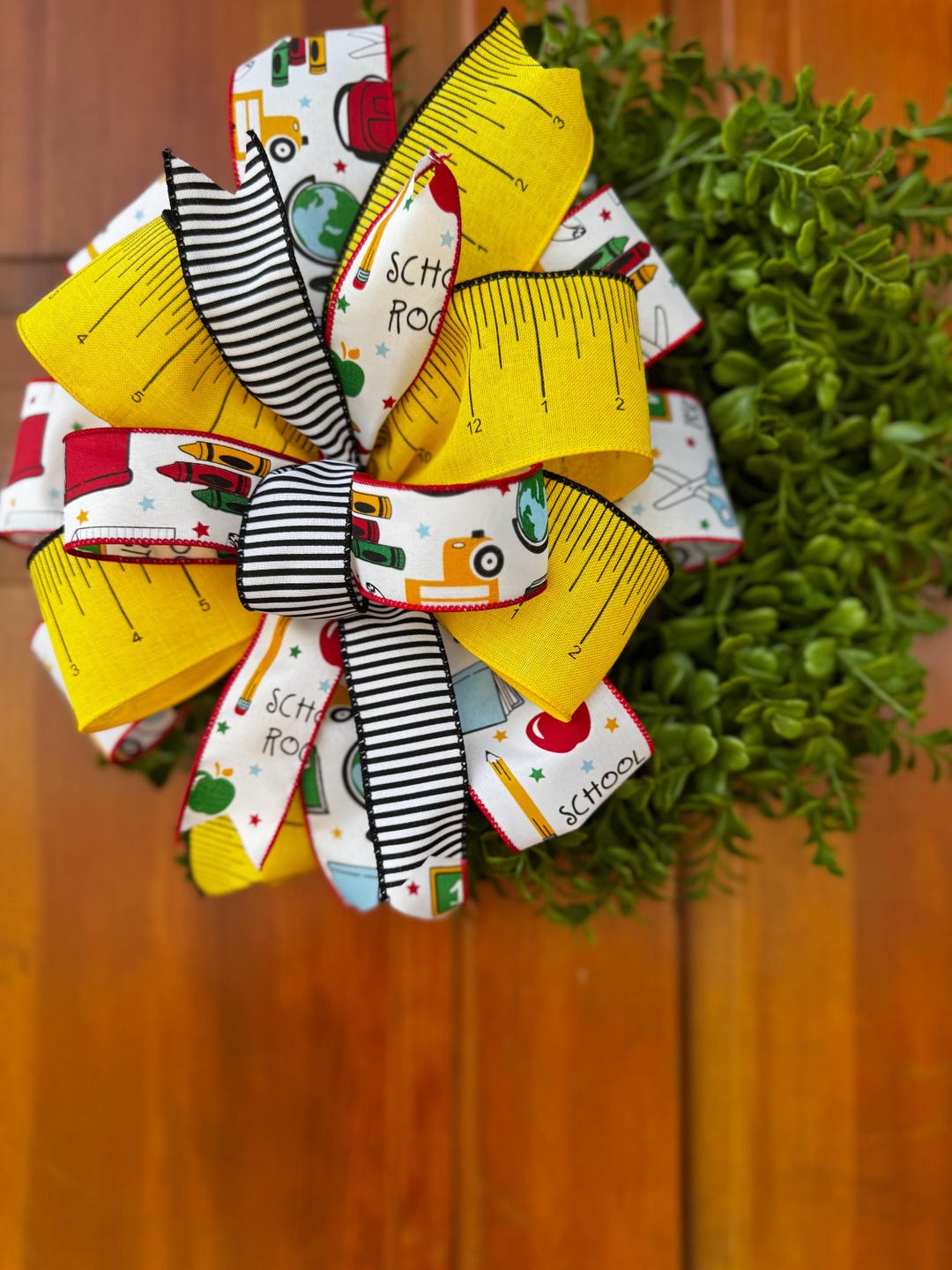 Back to School Wreath Bow Classroom Bow Back to School Now Lantern Bow ...