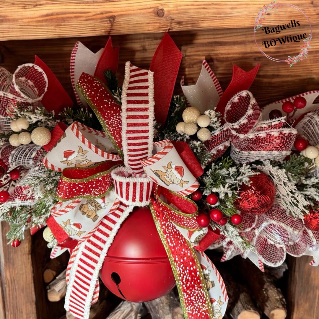 Farmhouse Christmas Centerpiece, Christmas/holiday Swag, Farmhouse Swag ...