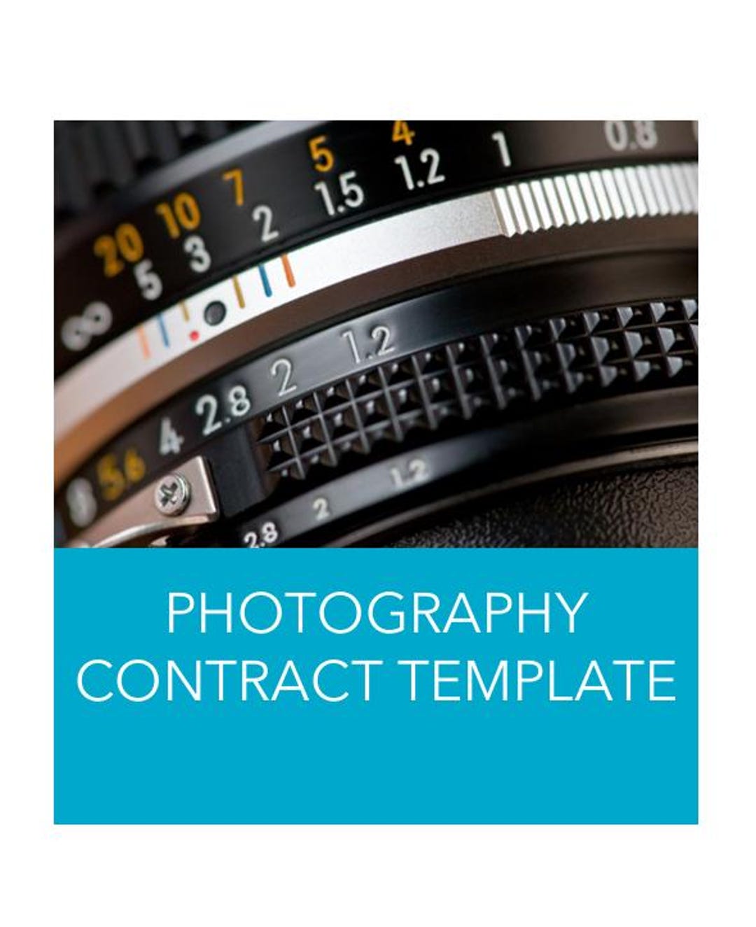 General Photography Contract Template - Etsy