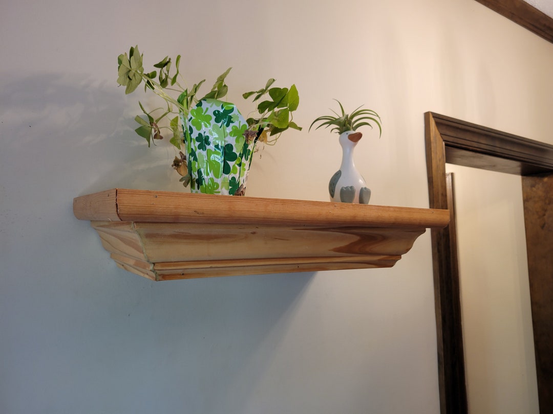 Handmade Gun Concealment Shelf With Magnetic Lock. Hidden Storage Shelf ...